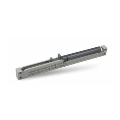 China Plastic grey 70.1mm furniture hardware fittings furniture gas spring soft buffer cabinet slide soft closers for sale