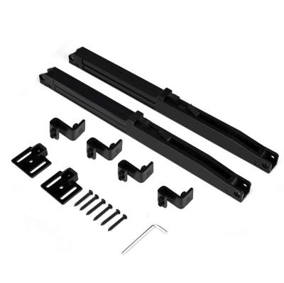 China Plastic black 80kg 85mm hardware for doors cabinet door soft closer home door accessories mechanical damper for sale