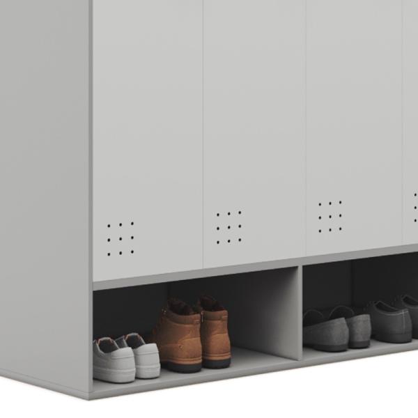 Quality Furniture White Color Storage Cabinet Dormitory Cabinet For Bunk Bed for sale