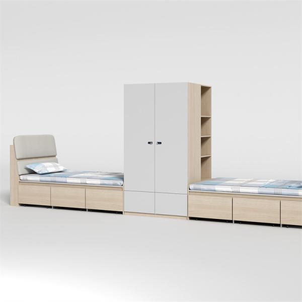 Quality 2000 X 1200 X 960mm Apartment Furniture Student Bunk Bed School Dormitory With for sale