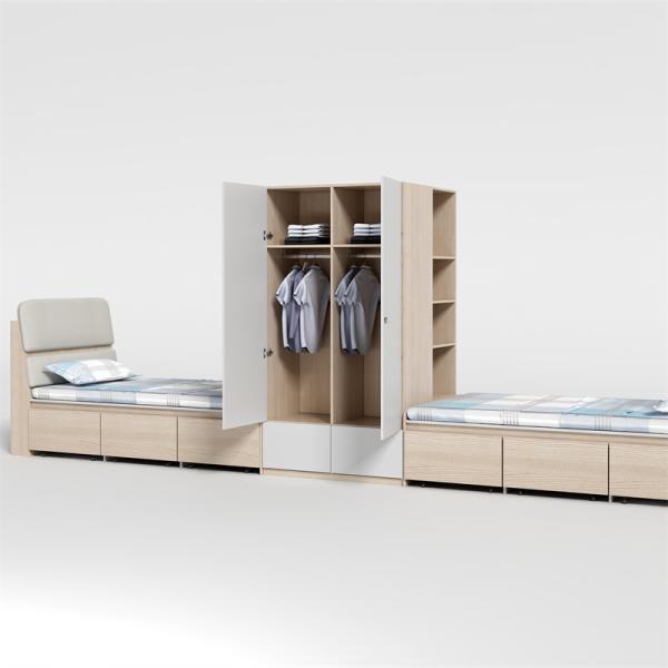 Quality 2000 X 1200 X 960mm Apartment Furniture Student Bunk Bed School Dormitory With for sale