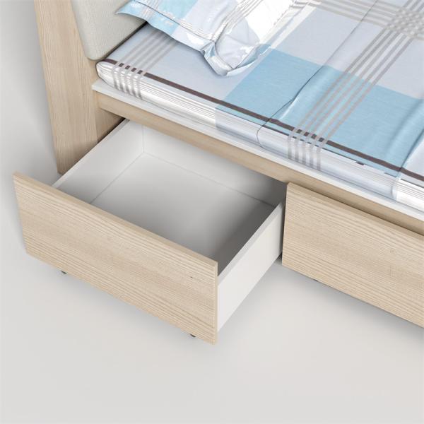 Quality 2000 X 1200 X 960mm Apartment Furniture Student Bunk Bed School Dormitory With for sale