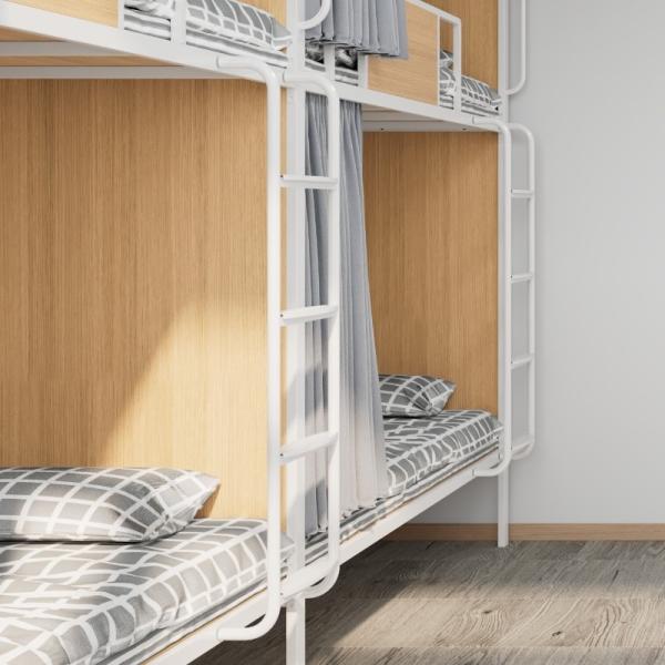 Quality Dormitory School Bunk Bed With Customizable Floor Plan And Non Human Damage for sale