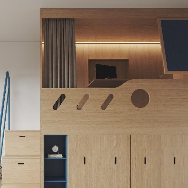 Quality Customizable Loft Bed High Stability And Effortless Assembly Process for sale
