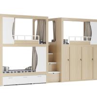China High Stability Capsule Hotel Bed 4600x900x2400mm with 12mm Splints and 5cm Mattress - ISO9001 Certified for sale