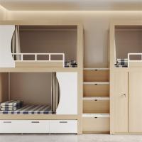 China High Stability Capsule Hotel Bed 4600x900x2400mm with 12mm Splints and 5cm Mattress - ISO9001 Certified for sale