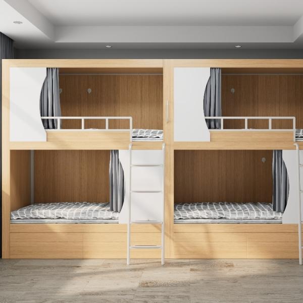 Quality Non Human Damage Guarantee High Stability Capsule Hotel Bed Support customizatio for sale