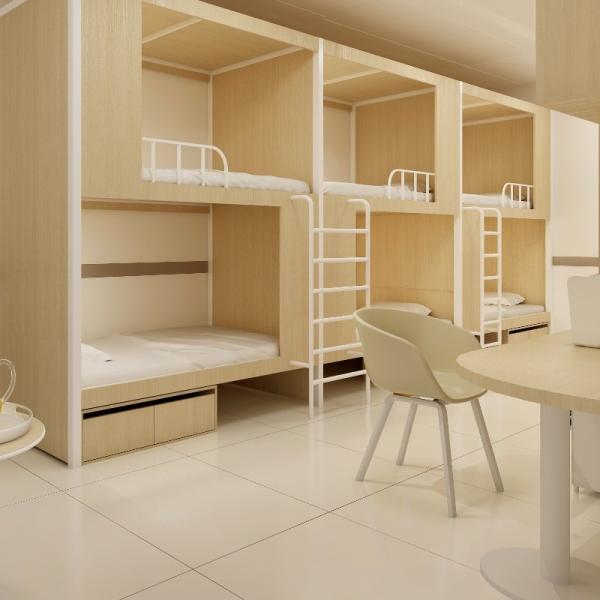 Quality Capsule Bed For Hotels Schools Dormitories And Hospitals Modern Microfiber Space for sale