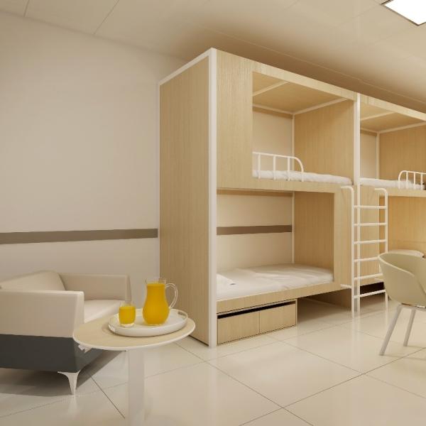 Quality Capsule Bed For Hotels Schools Dormitories And Hospitals Modern Microfiber Space Sleep Bed for sale