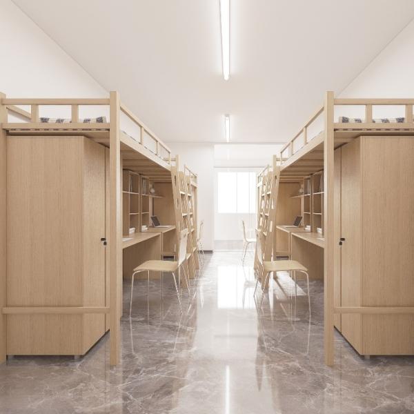 Quality 4000 X 900 X 2120mm Modern Furniture For School Bunk Bed With Stairs for sale