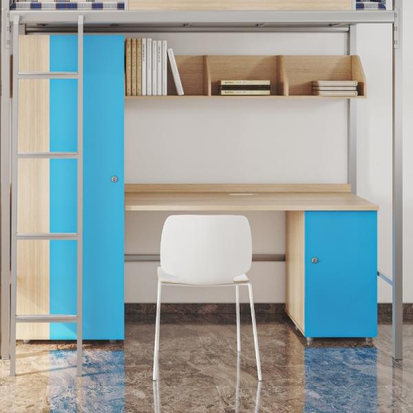 Quality Space-Saving and Customizable Student Bunk Bed with Desk for School Dormitory for sale