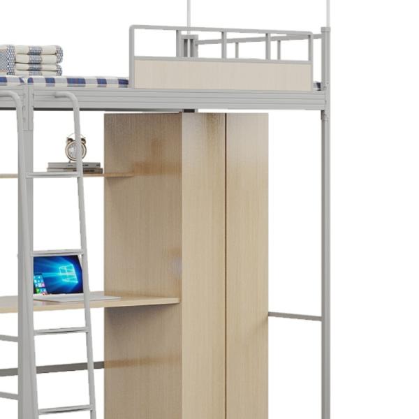 Quality Beautiful and practical, double student apartment bed with curtain frame for sale