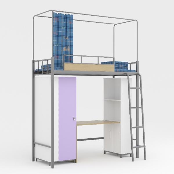 Quality Sturdy practical bed with curtain frame on the bed under the table student for sale