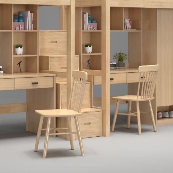 Quality High safety performance student dormitory furniture wooden products on the bed for sale
