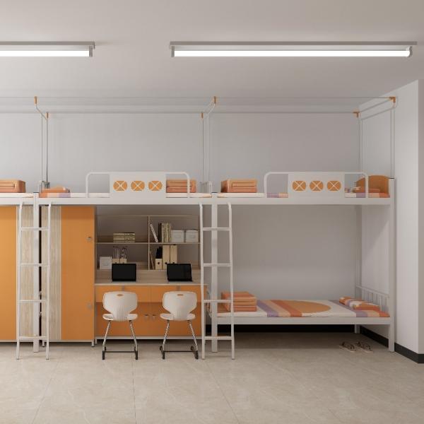 Quality Orange series modern multi-functional student apartment furniture bed under the for sale