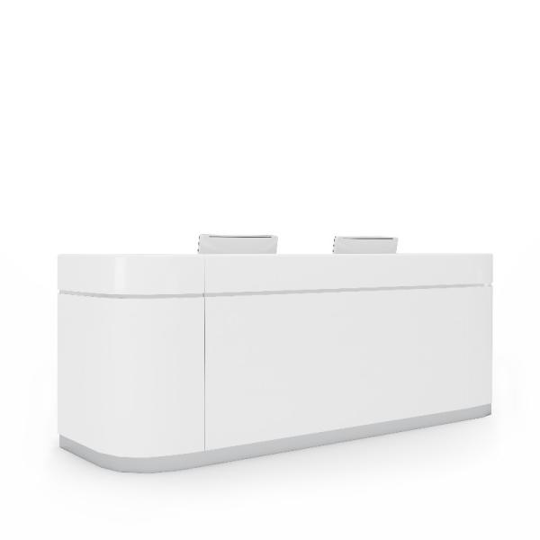 Quality Modern Design MYIDEA Office Furniture Simple Design Marble top Reception Desk for sale