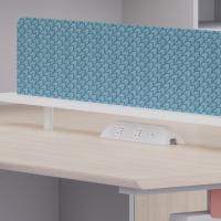 China Modern 4 Person Office Workstation Desk with Metal Leg 1600x2400mm for sale