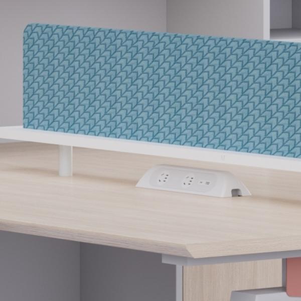 Quality Two-Person Staff Desk Partition Separated for sale