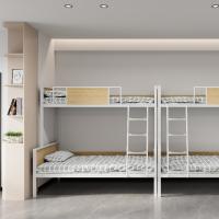 Quality Support customization Sturdy Iron Frame Student Dormitory Bunk Bed for Bedroom for sale