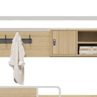 China Student Dormitory Double Decker Iron Frame Bunk Bed 2000x900x2400mm with 12mm Slats for sale