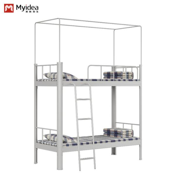 Quality A simple and practical student dormitory bunk bed with a climbing ladder for sale