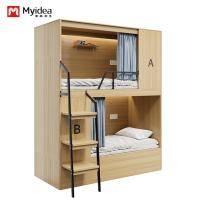 Quality Modern Design Safe And Stable Bunk Bed For Youth Hostel With Easy Assembly for sale