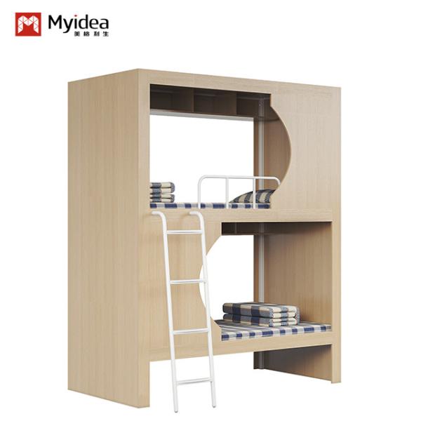 Quality School Worker Hospital Home Dormitory Metal Stable Student Wooden Storage Loft Bunk Bed for sale