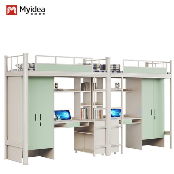 Quality School Furniture Up And Down Bed Children Bunk Bed With Desk Support customizati for sale