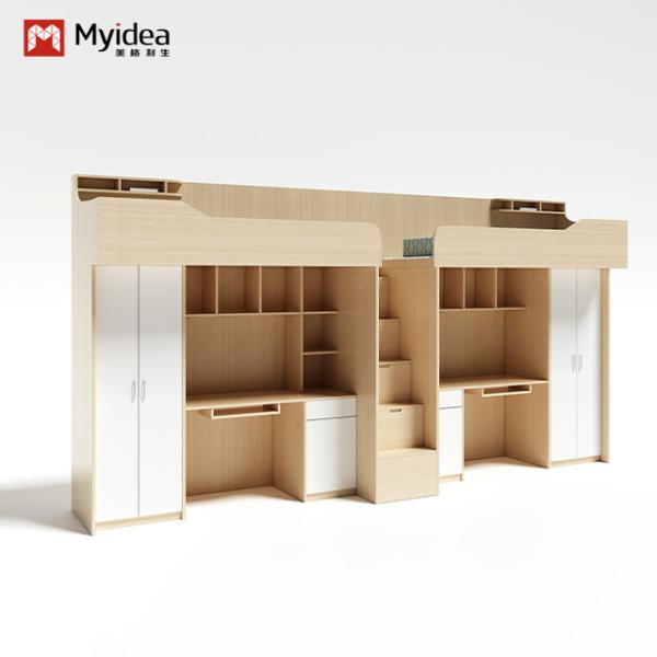 Quality Multi-functional safe and stable and strong personal space student apartment bed for sale