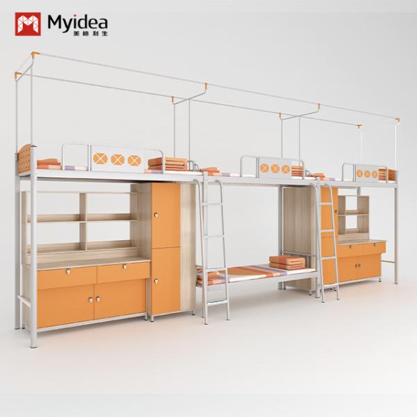 Quality Orange series modern multi-functional student apartment furniture bed under the table for sale