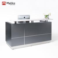 Quality Simple Design Marble Top Modern Office Furniture Reception Desk for sale