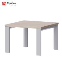 China Nordic Style Rectangular Coffee Table 600x600x420mm with 12mm Splints for Reception Areas for sale