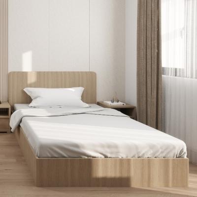 Cina Supporto personalizzazione Comodo Modern Minimalista Letto in legno Cornice metallica senza materasso per dormitorio Scuola Appartamento o Hotel in vendita