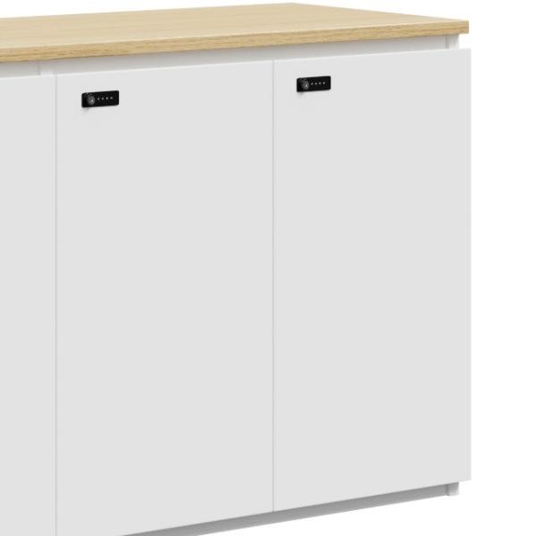 Quality Direct Factory Supply Custom Wooden File Cabinet Warm Tone Metal Material for sale
