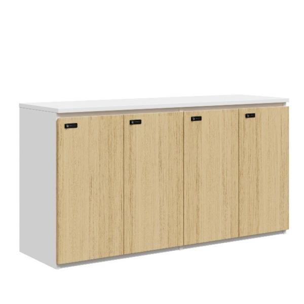 Quality Direct Factory Supply Custom Wooden File Cabinet Warm Tone Metal Material for sale