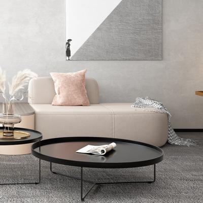 China Suporte à personalização Sofá Nordic Minimalism Set para escritório / quarto Tecido de arco inovador para uso tradicional de apartamento ou villa à venda