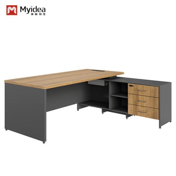 Quality Myidea Office Boss'S Desk And Chair Combination Simple Modern President Manager Single Office Desk for sale