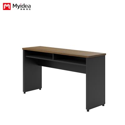 China Company staff training desk with adjustable height legs, long strip office desk with drawers for storing materials, conference table for sale