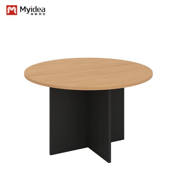 Quality Solid Wood Multi Person Circular Coffee Table for Customization Living Room for sale