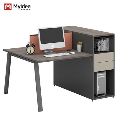 China Two People Four Employees Office Work Computer Desk Screen Card Workstation Desk Combination for Commercial Furniture for sale