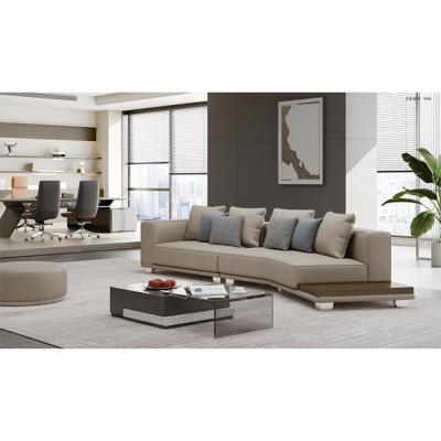 China Italian Horizon Sofa Modern Simple Living Room Villa Large Flat Floor Clubhouse Homestay Corner Combination Sofa for sale