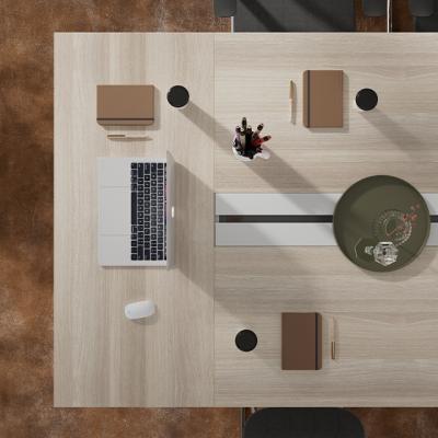 Cina Mobili per Ufficio Foshan Fabbrica Fonte Grande Capacità Spazio Cablaggio Tavolo Conferenza in vendita