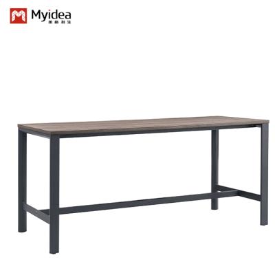 China Light Industrial Style Office Reception Long Coffee Table, Simple And Practical Tea Cabinet, Storage And Multifunctional Tea Table for sale
