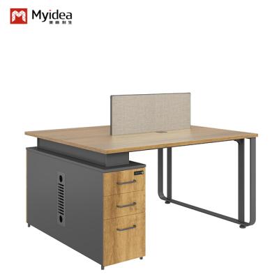 China Two Person, Four Person Company Employee Desk and Drawers, Large Capacity Storage Desk, Computer Desk for sale