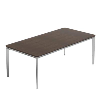 China Wired Aluminum Alloy Die-Casting Foot Coffee Table, Office Space, Negotiation Tea Table for sale