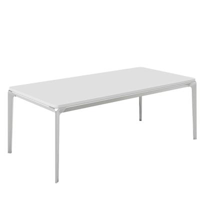 China Wired Aluminum Alloy Die-Casting Foot Coffee Table, Office Space, Negotiation Tea Table for sale