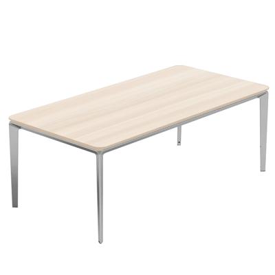 China Wired Aluminum Alloy Die-Casting Foot Coffee Table, Office Space, Negotiation Tea Table for sale