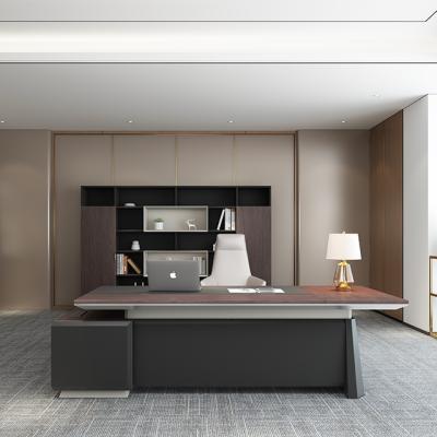 China Boss'S Office Desk Simple Modern Table And Chair Combination New Chinese Style Large Class Desk Single President'S Desk Manager'S Office Furniture for sale