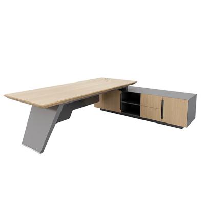 China Office Desk Simple Modern CEO Desk Manager Desk Supervisor Desk Large Class Desk Office Computer Desk And Chair Combination Boss Desk for sale