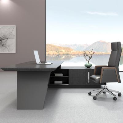 China Office Desk Simple Modern CEO Desk Manager Desk Supervisor Desk Large Class Desk Office Computer Desk And Chair Combination Boss Desk for sale